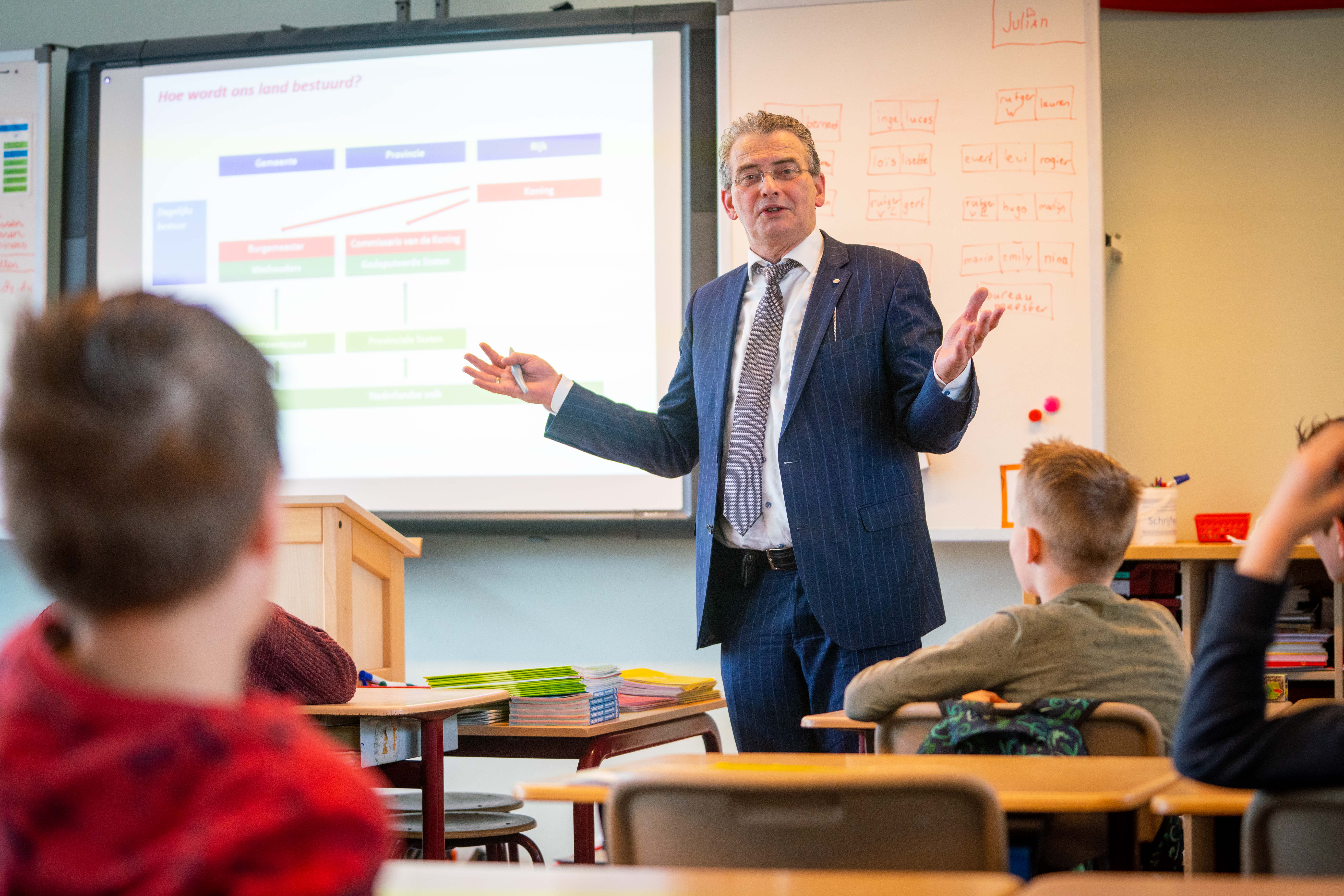 Roelof Bisschop (SGP) trapt campagne 'Uurtje voor de klas' af ... Roelof Bisschop (SGP) trapt campagne 'Uurtje voor de klas' af ...